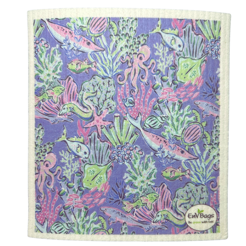 Preppy Sea Swedish Dishcloth – EnV Bags